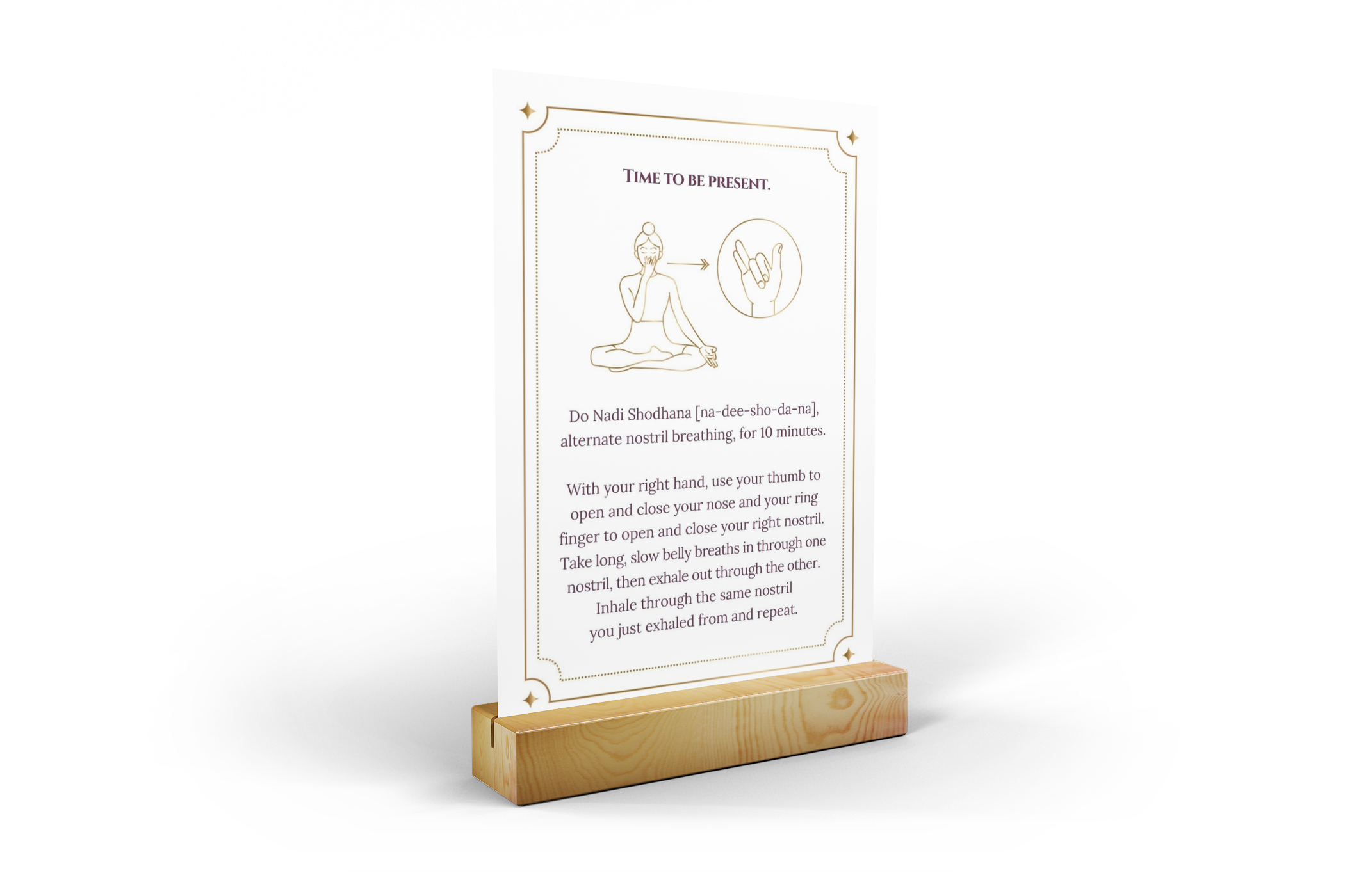 Breathe with Me Breathwork Card Deck by Karen Fasulo Vervante