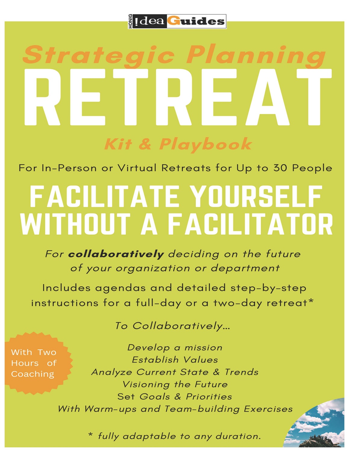 Strategic Planning Retreat Kit and Playbook by Bruce E Honig Vervante