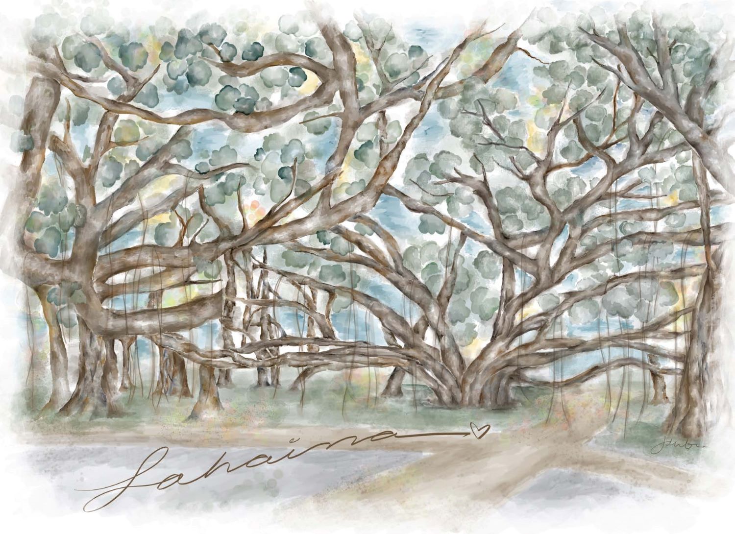 Lahaina Strong Set of 10 Cards by Jill DuBois Vervante